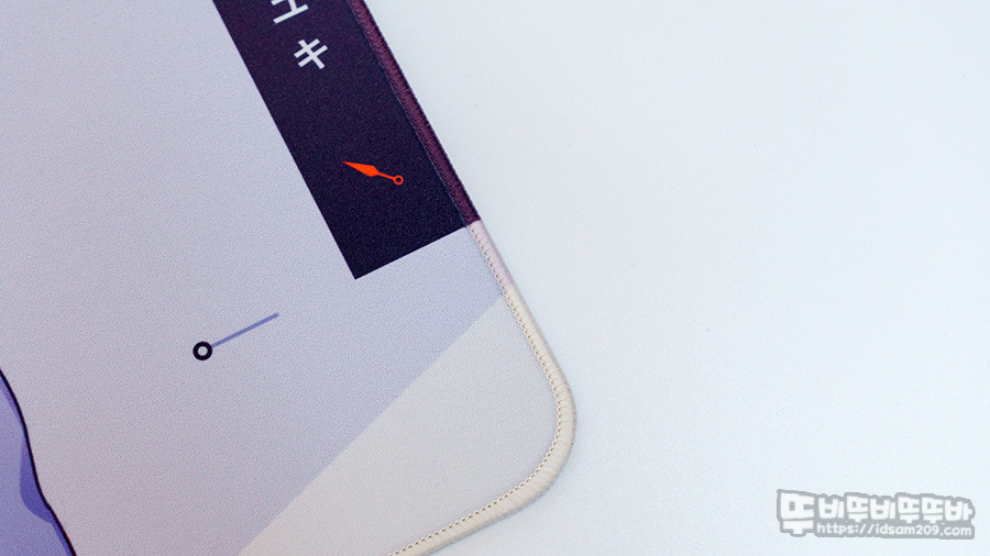 Gamesens 유키에임 레이더 마우스 게이밍패드 콜라보 장패드