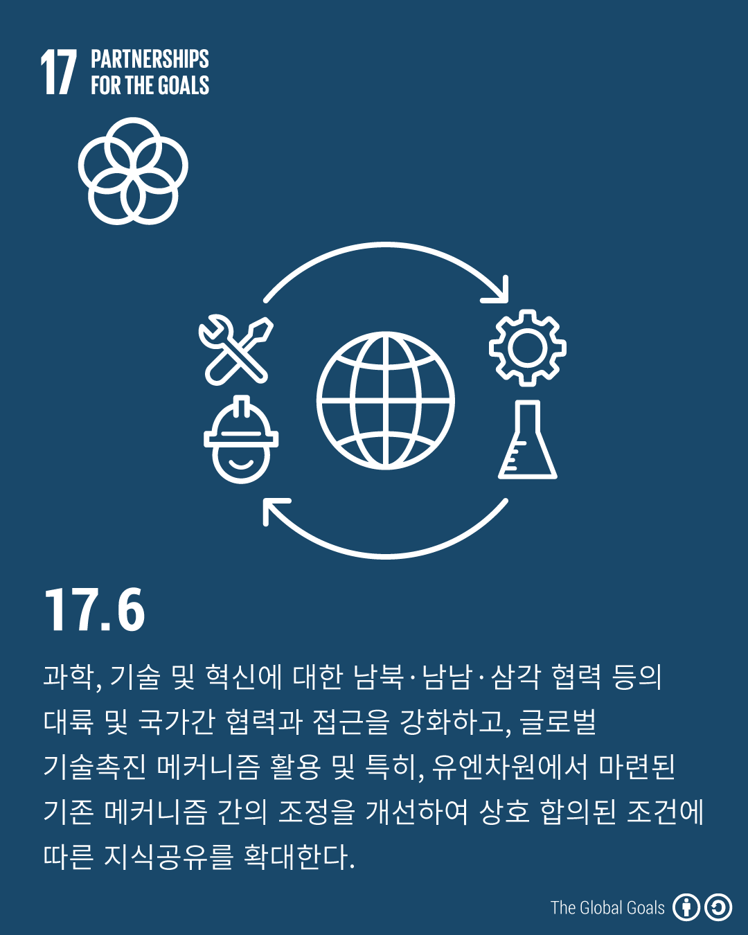 Un Sdgs 설명 목표17 목표 달성을 위한 파트너십 이행수단 강화 및 지속가능발전을 위한 글로벌 파트너십을 확대한다