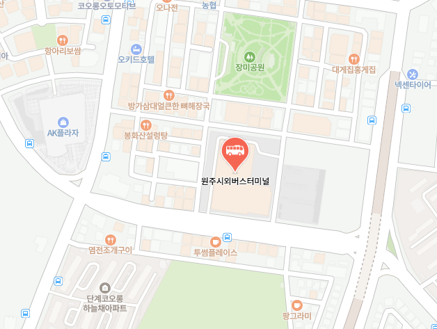 강릉시외버스터미널에서 원주가는 고속버스 시간표 요금 예매 총정리