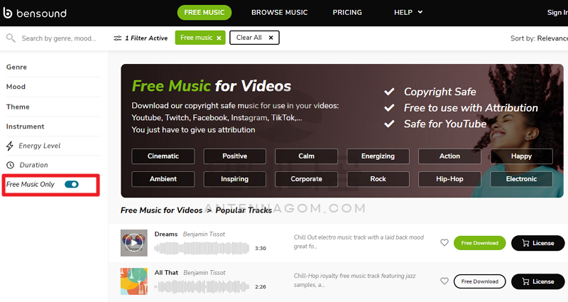 유튜브 저작권 없는 음악 (저작권 무료 음악) 사이트 모음