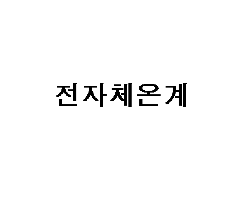 전자체온계