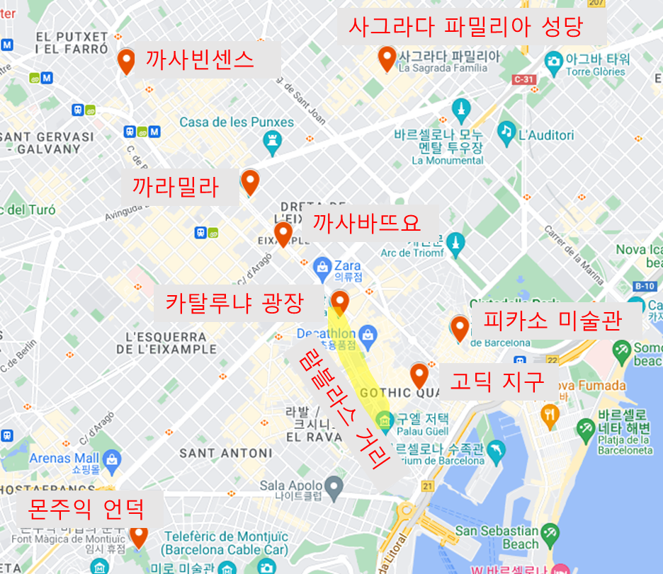 스페인 바르셀로나 여행 추천 관광지 1편 — Timotravel