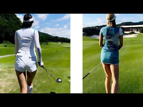 [세로골프TV] 압도적인 스윙 아크!! KLPGA 여윤경 프로 파워풀 스윙 모음 #여윤경프로