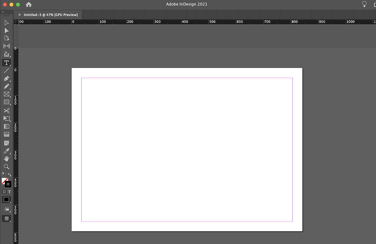 Adobe 인디자인 기초 디지털 속지 만들기 - 새 문서 열기