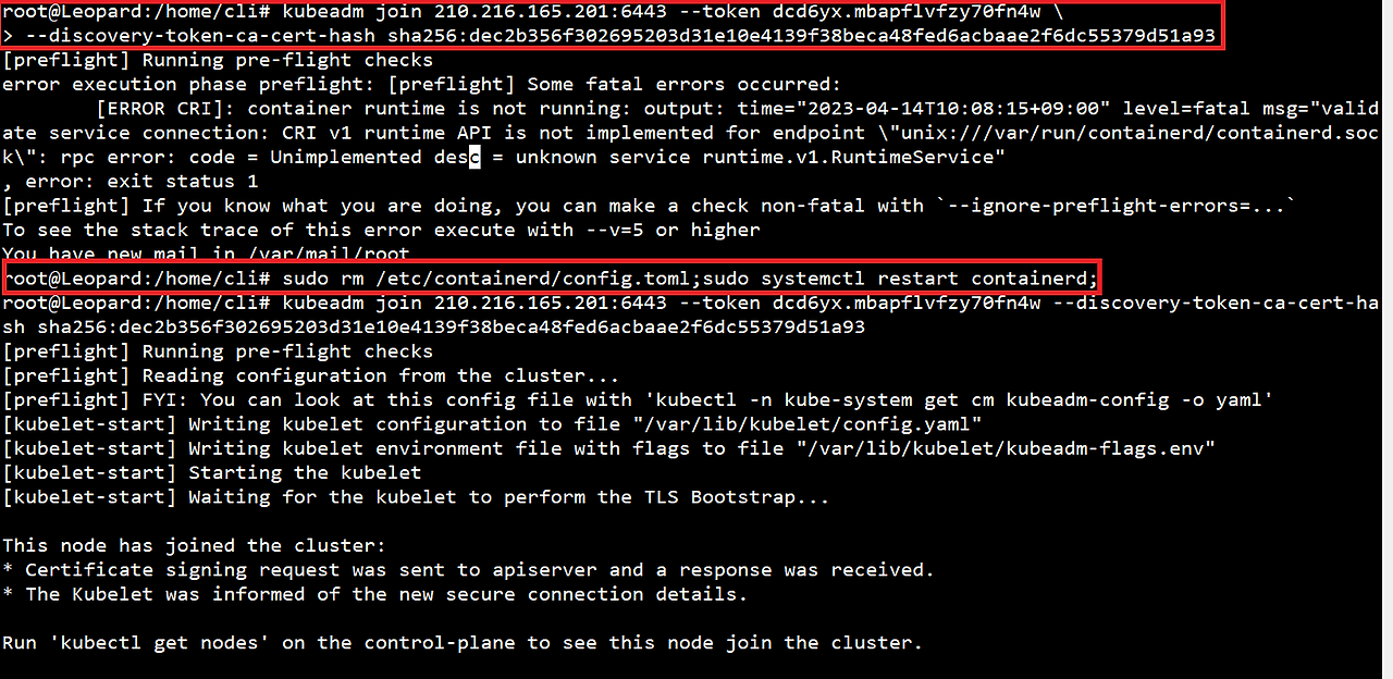 Kuber_error#4_Terror execution phase preflight: [preflight] Some fatal errors occurred :: soowim