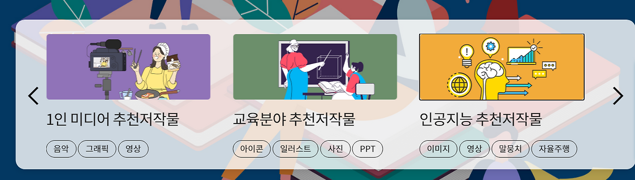 저작권 없는 무료 이미지 영상 음악 어문 폰트 사용할 수 있는 공유마당 사이트 소개