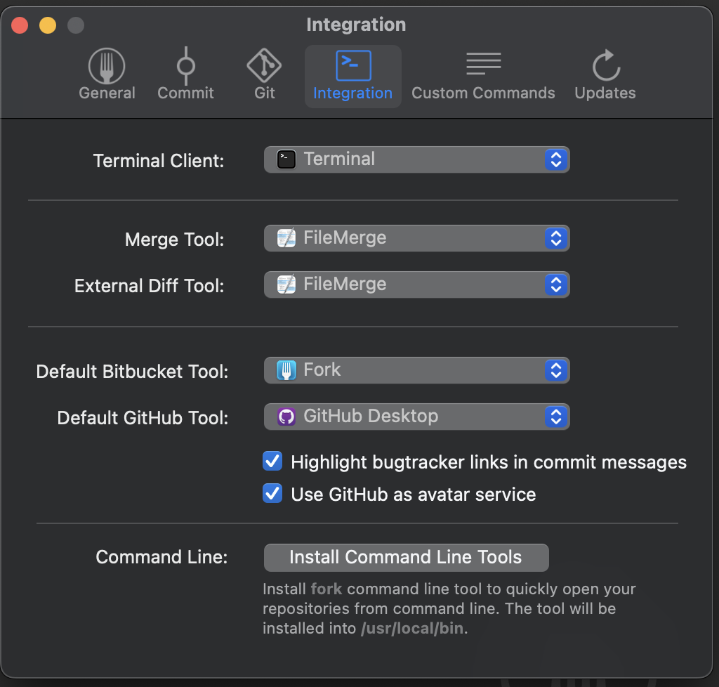 Git fork 클라이언트 사용하기