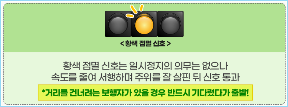 도로 위의 의미 전달자 점멸 신호등 바로알기