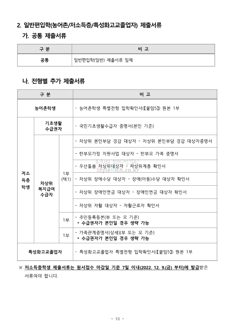 부산대 편입 2023학년도 모집요강 간편하게 보자