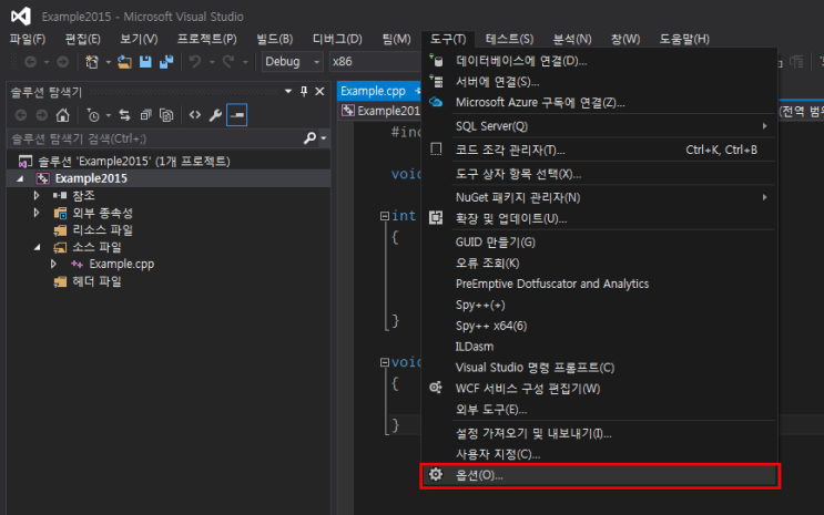[Visual Studio] 줄 번호 표시