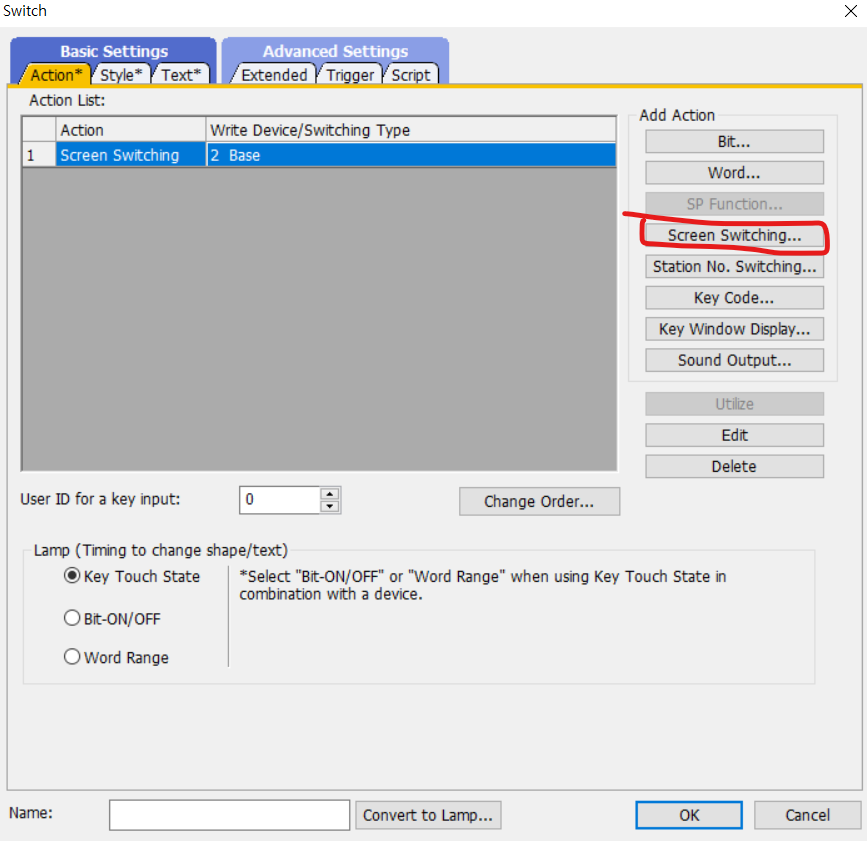 미츠비시 PLC : 화면넘기기 (Switching PLC page) :: PLC 그리고 SW