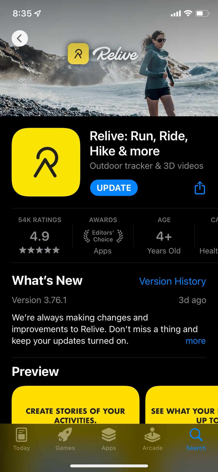 [앱추천] Relive(리라이브) 어플 일상비일상 걷기 대중교통 이용 기록