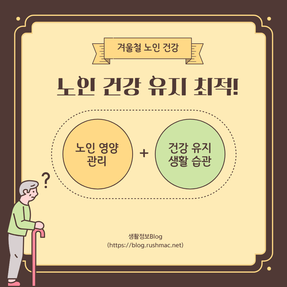 겨울철 노인 건강 유지를 위한 식사 가이드 면역력 강화 관절 건강 유지 소화력 개선을 위한 필수 영양소 및 식단 조언