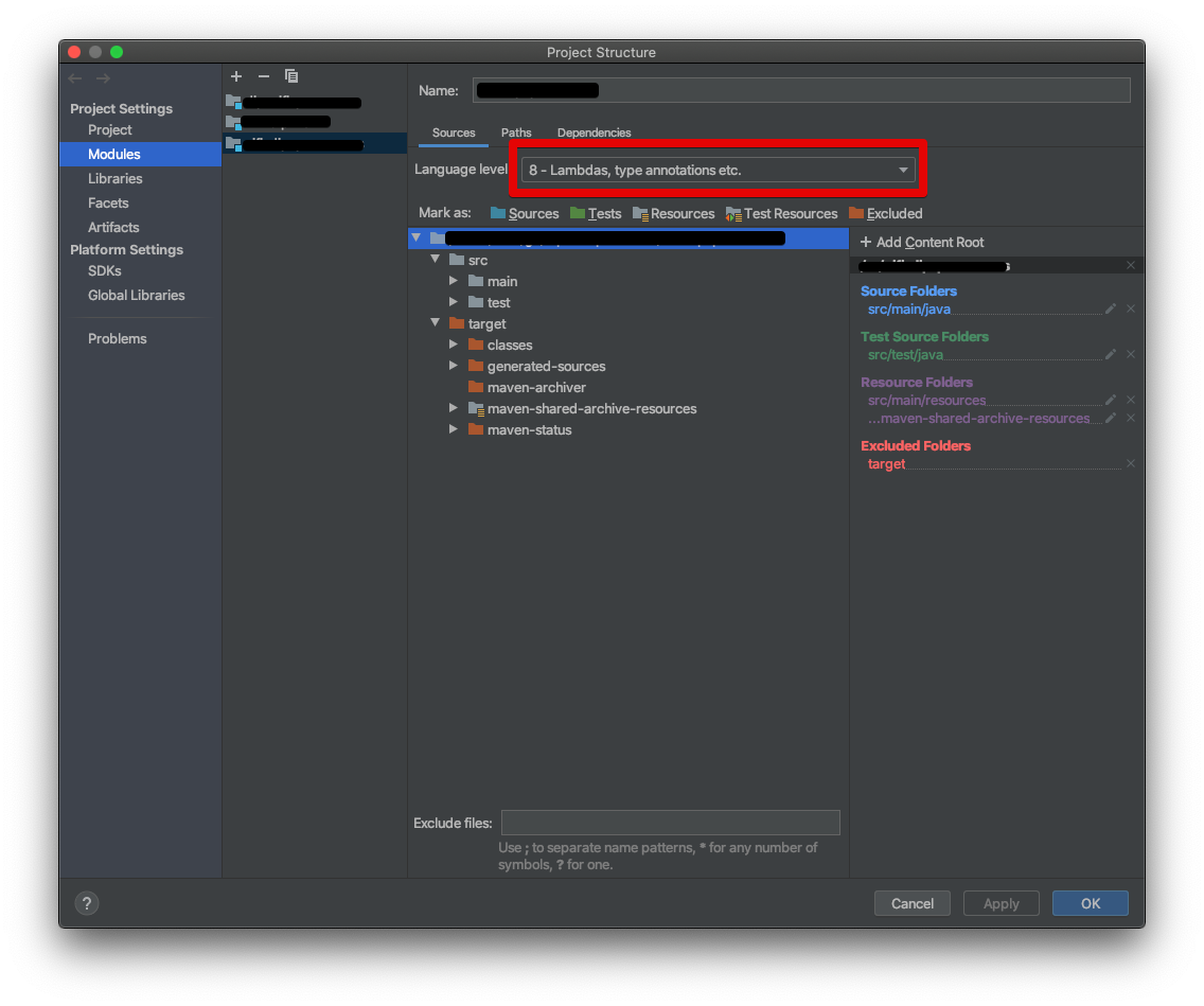 [Java] invalid source release 에러 해결
