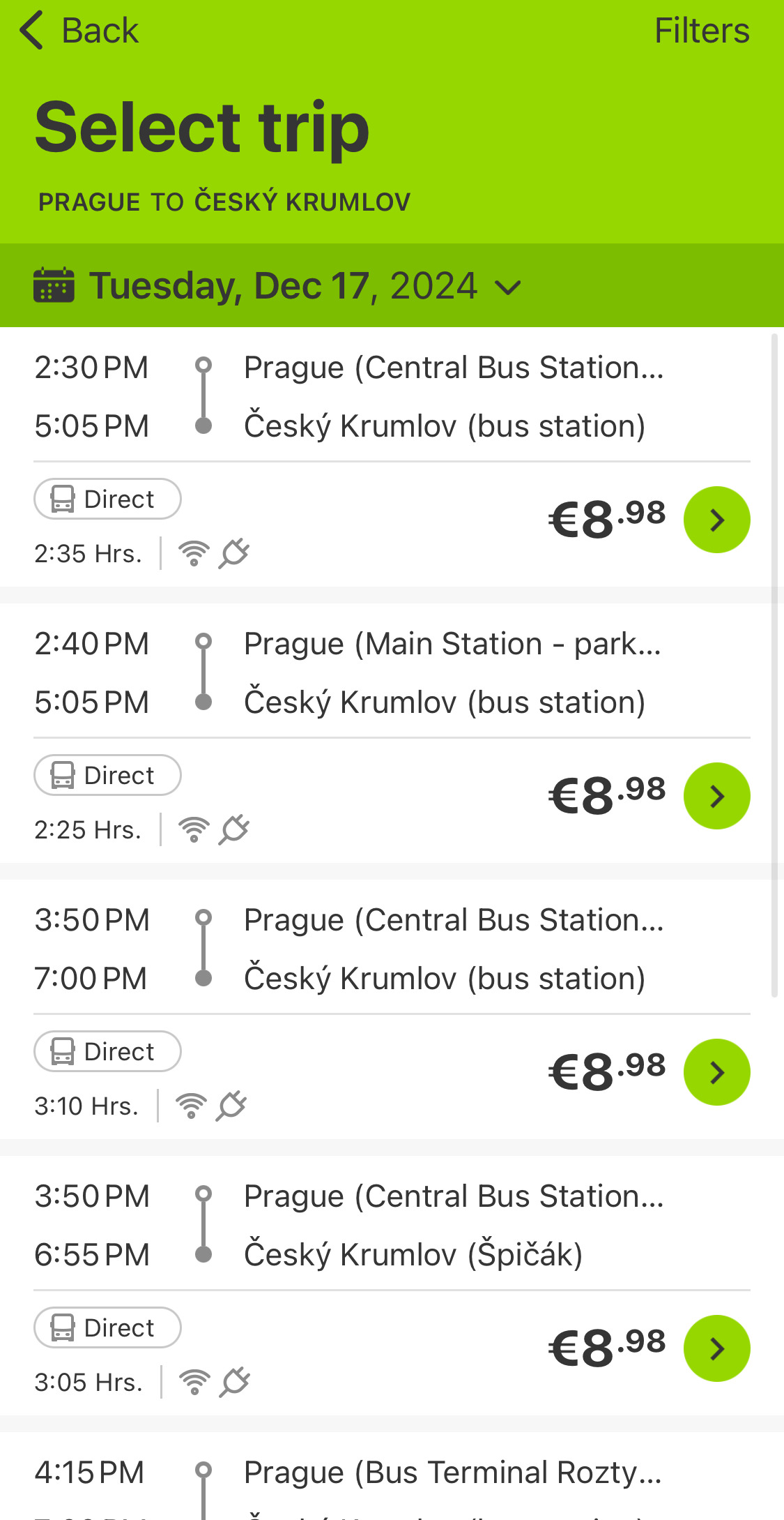 플릭스 버스 (FLIX BUS) 예약 방법 및 탑승 후기 (프라하 → 체스키 크룸로프)