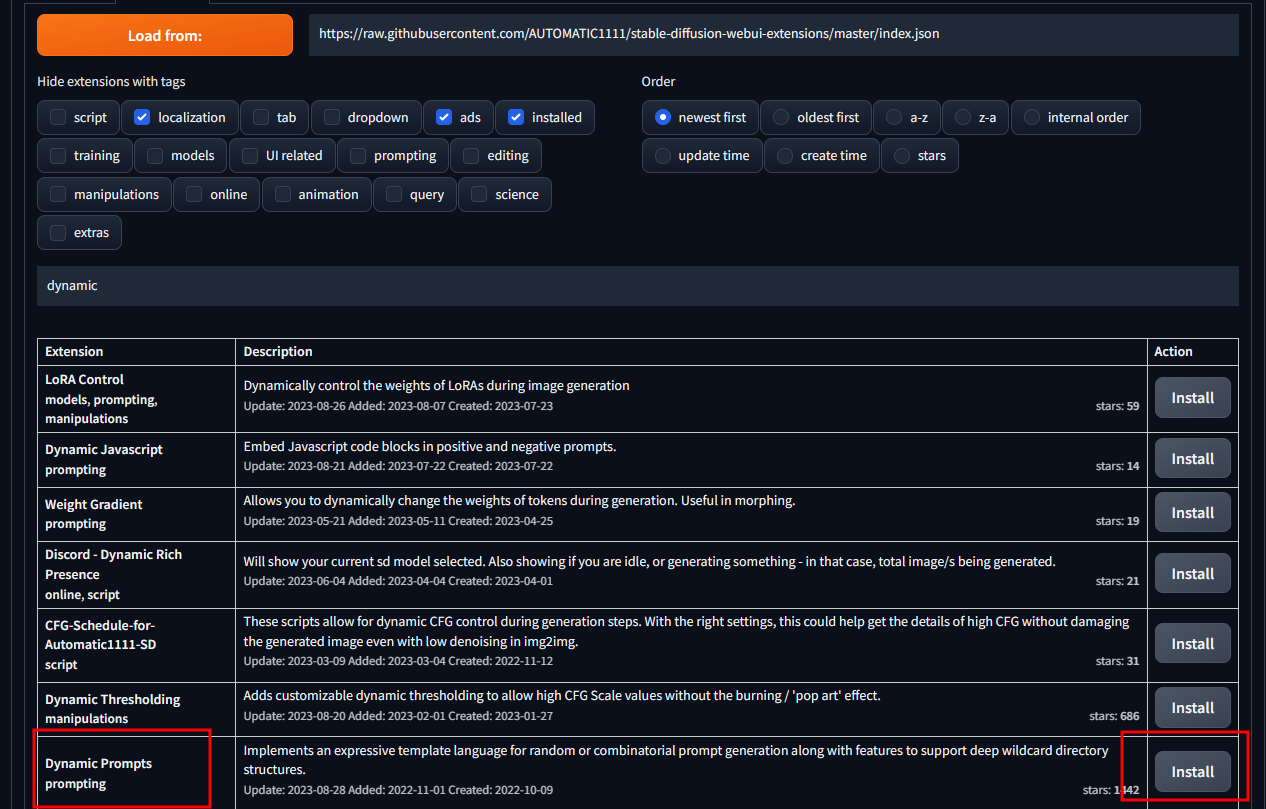 ddetailer 설치 방법