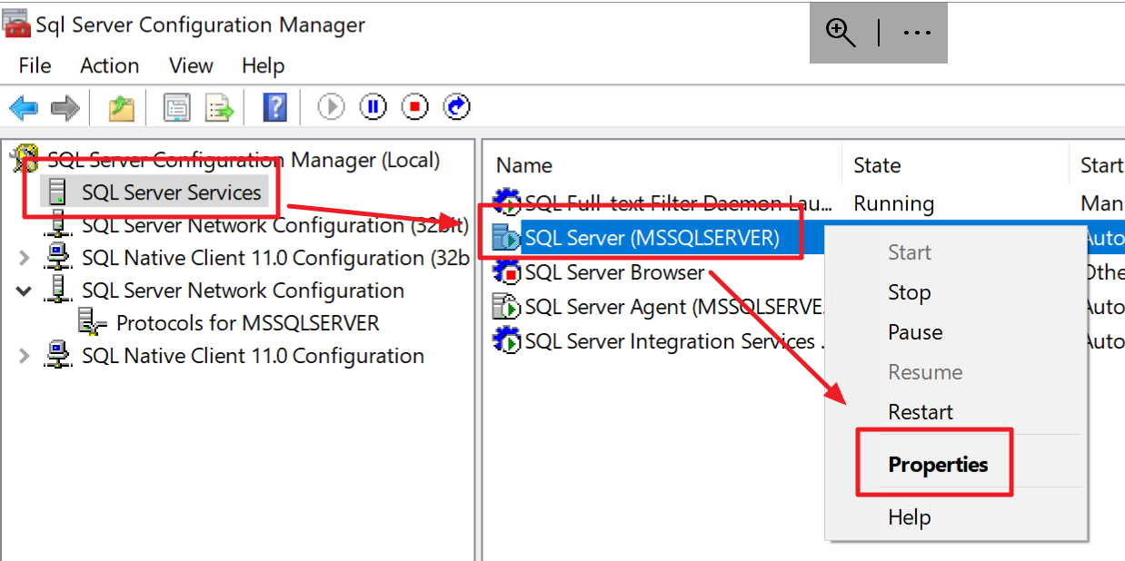It's Myself :: MS SQL Filestream 기능 활성화하기