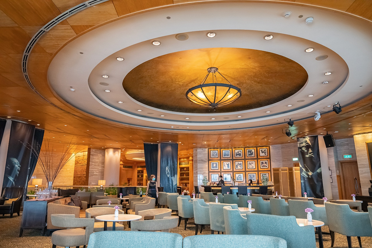 방콕 호텔 라운지에서 3박4일 쉐라톤 그랜드 수쿰윗 럭셔리 컬렉션 방콕 Sheraton Grande Sukhumvit A