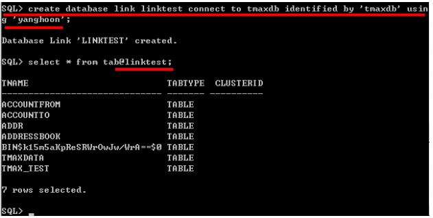 [Tibero] DBLINK 설치가이드_Tibero to Oracle in Windows (2)