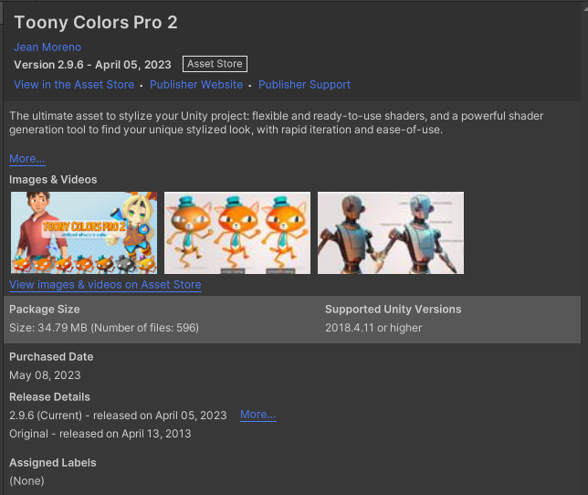 [UnityAsset] Toony Colors Pro 2