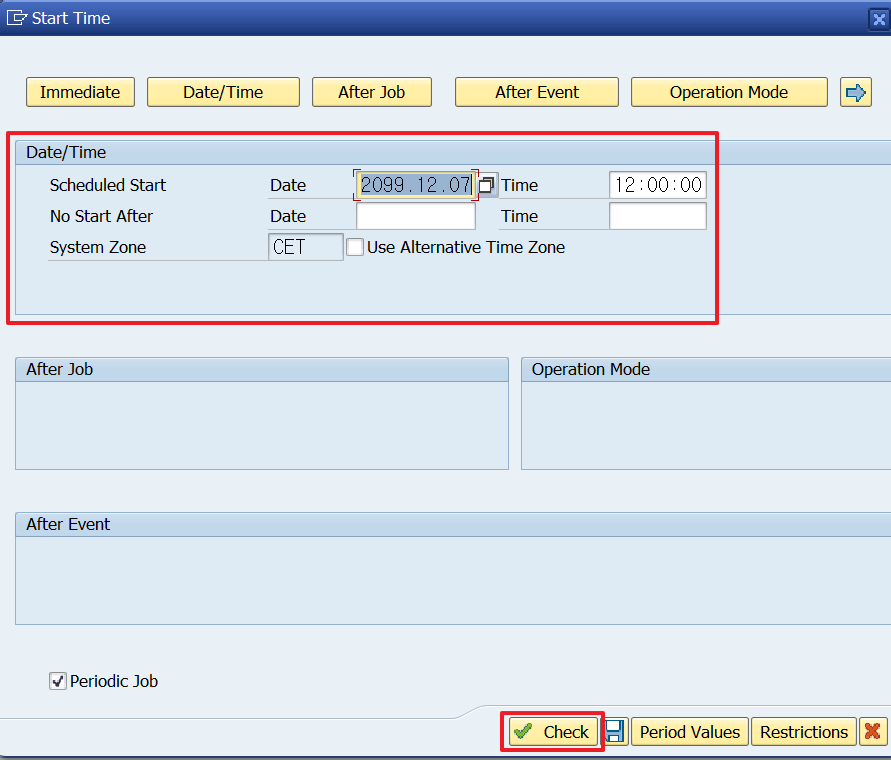 # [SAP] Batch Job - SM37