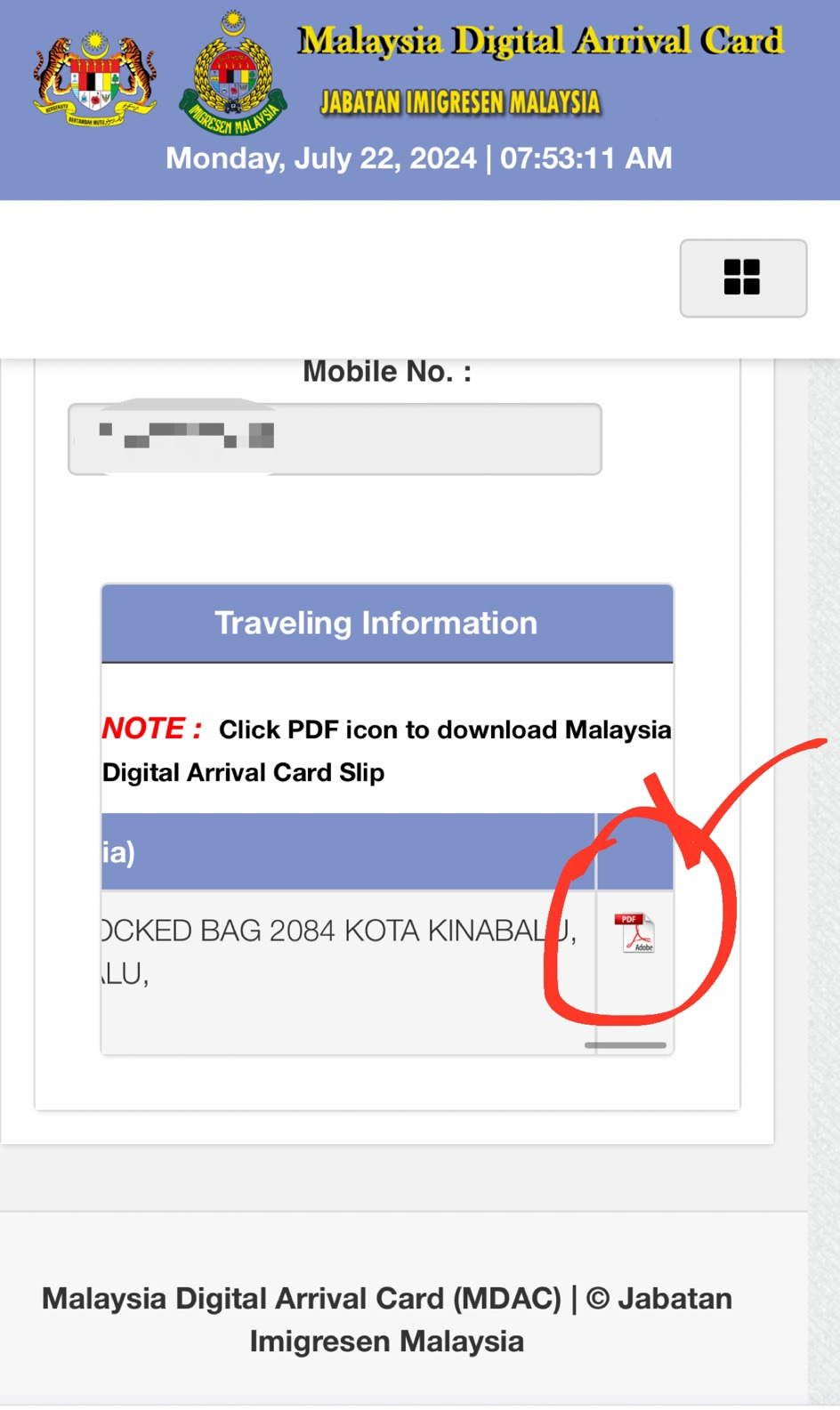 🇲🇾 말레이시아 여행 필수 입국 신고서mdac 작성하기 손 쉬운 작성 법