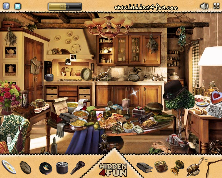 Hidden4fun 숨은그림찾기 - James's Kitchen - 플래시게임 | 와플래시 게임 아카이브