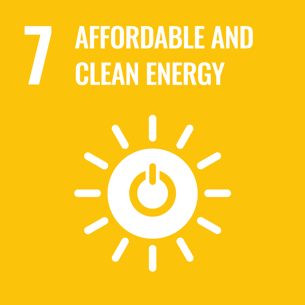 Un Sdgs 설명 목표7 지속가능한 에너지 모두를 위한 적정 가격의 신뢰성 있고 지속가능한 현대적인 에너지의 접근을