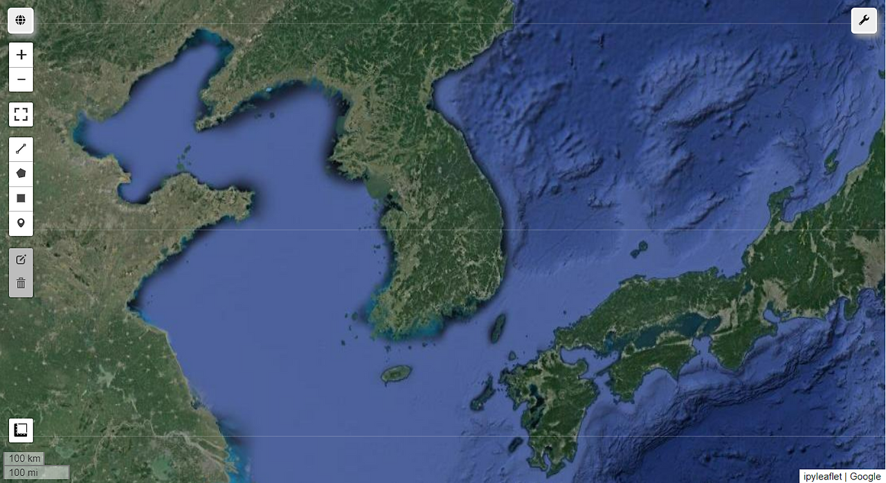 Geemap & GEE: 베이스맵(Basemap) 변경하기