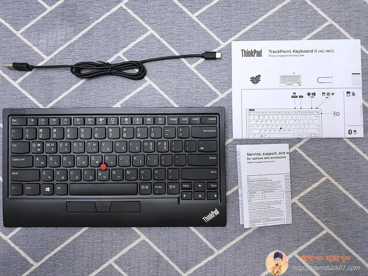 빨콩을 아시나요? ThinkPad TrackPoint Keyboard II 무선 울트라나브 빨콩 키보드 한글판 개봉기.