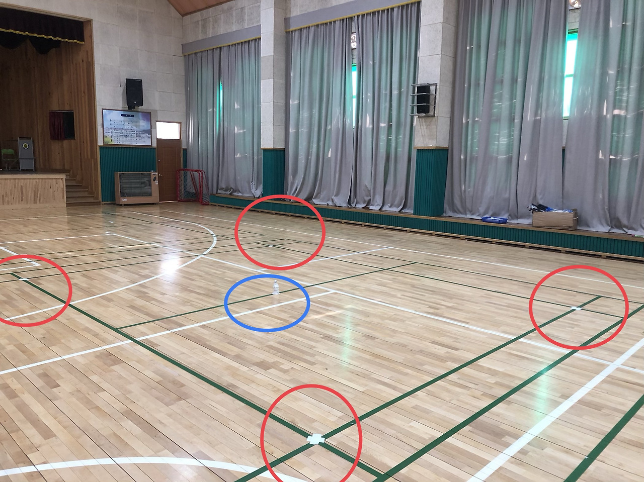 배드민턴 콕 옮기기게임 아무튼 계속