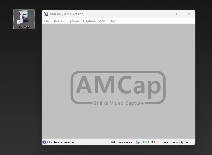 USB 현미경 뷰어 프로그램 AMCap 대체