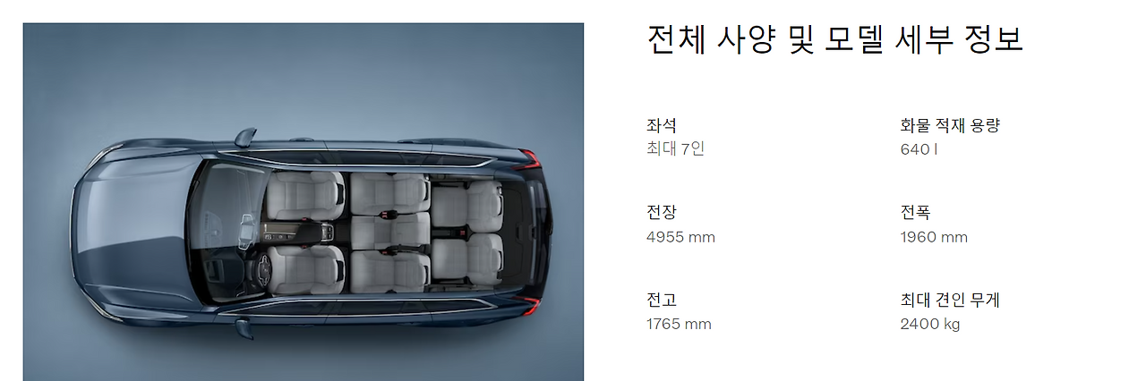 볼보 Xc90 신형 가격 플러그인 하이브리드 가격표최신