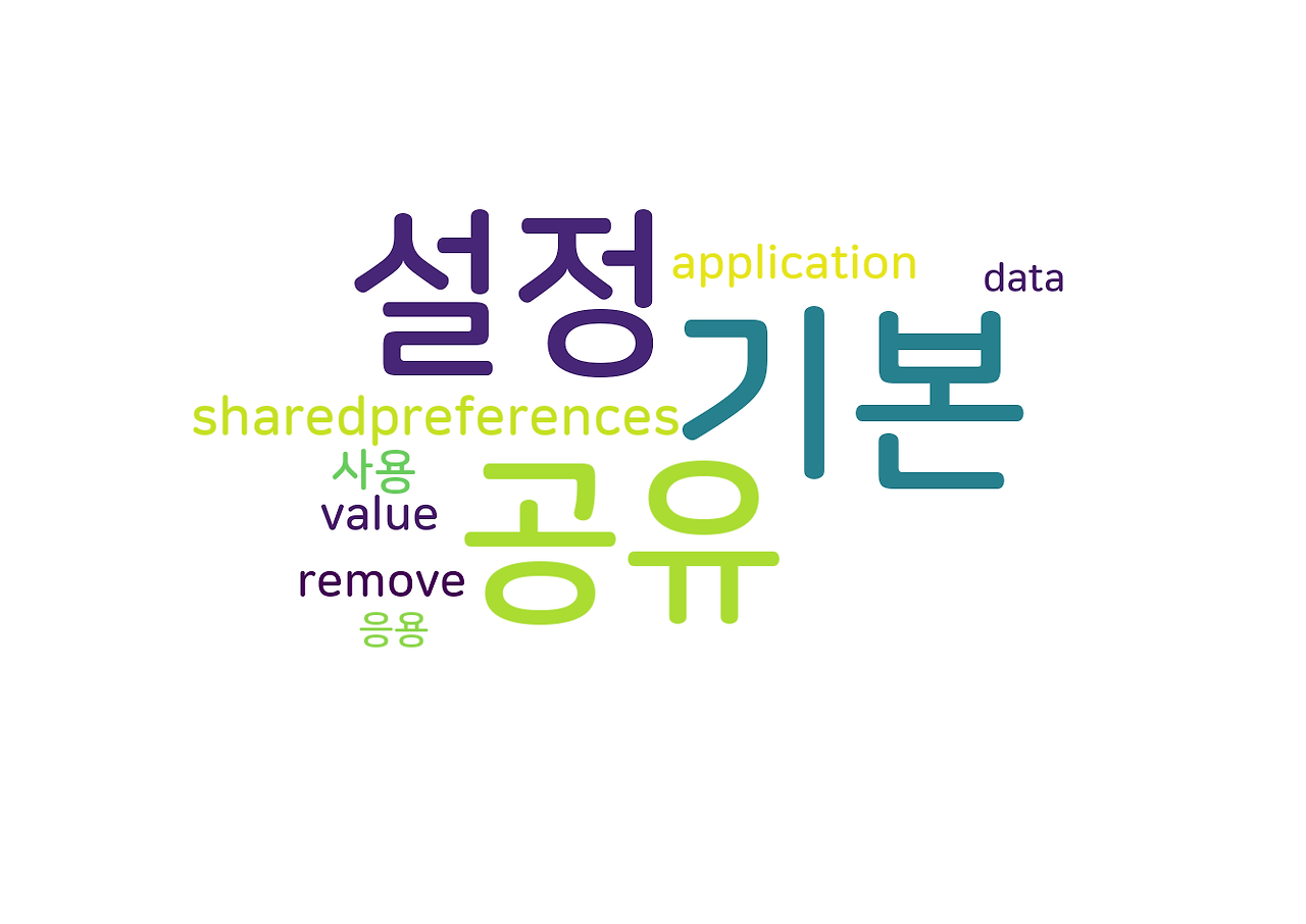 안드로이드에서 앱의 공유 프리퍼런스 데이터 삭제하기