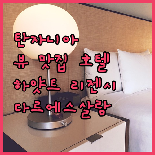 다르에스살람 호텔 추천 뷰 맛집 하얏트 리젠시 놓치지 마세요
