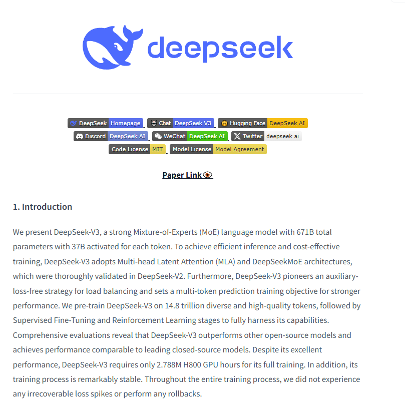 deepseek-v3 모델 설명 :: you've got to find what you love.