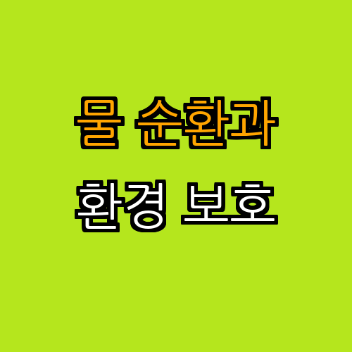 지구의 물 순환 시스템 물 순환 이해하기 물 순환 과정 자연의 물 공급 장치 환경 보호 총정리