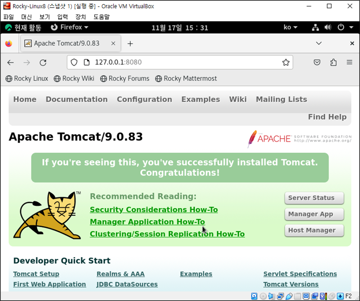 [Linux] Rocky Linux에 Tomcat 9 설치하기 :: ICanDoIT😎