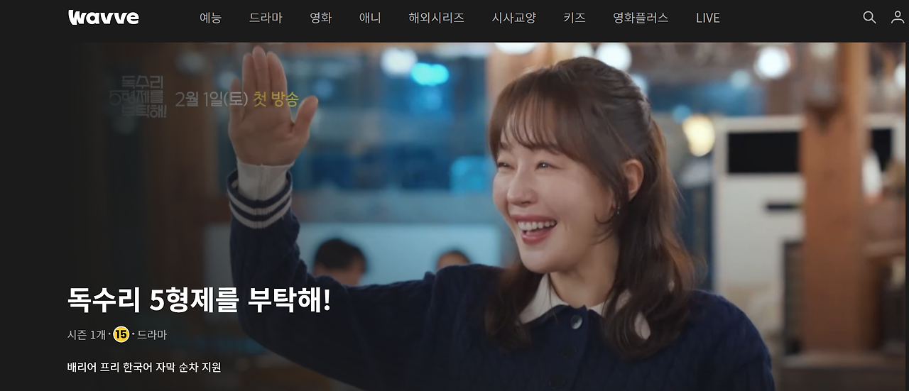 Kbs2 주말드라마 독수리 5형제를 부탁해 재방송 다시보기