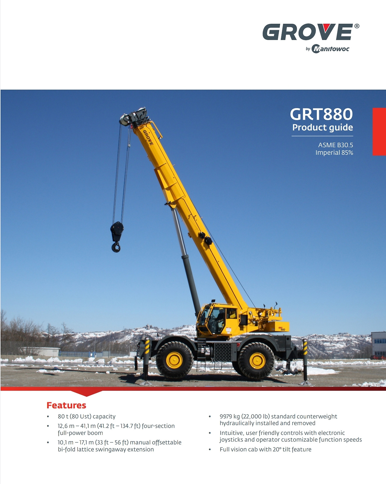 [매뉴얼] Grove GRT 880 80t v2024 :: 건설장비 사고사례 및 법규