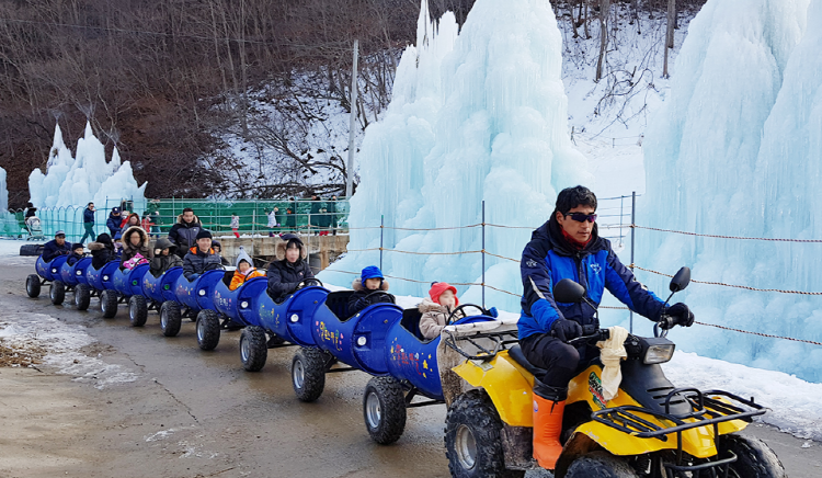 청양 알프스마을 칠갑산 얼음분수축제 안내