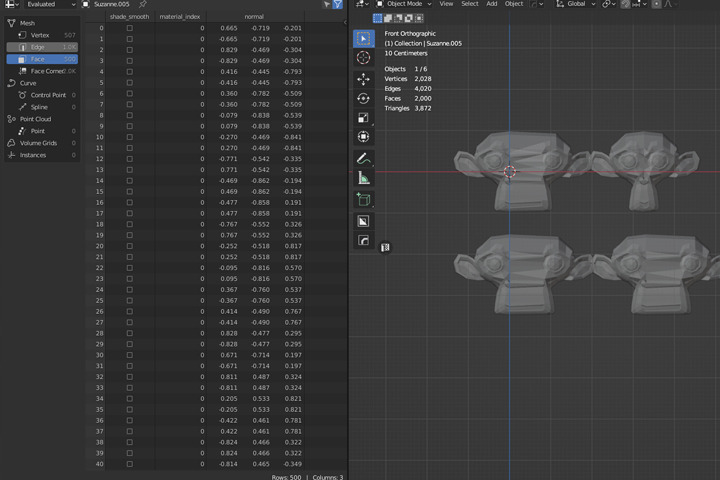 [blender tips] 02. Duplicate Linked (alt + D) 오브젝트 복사하기 (1)