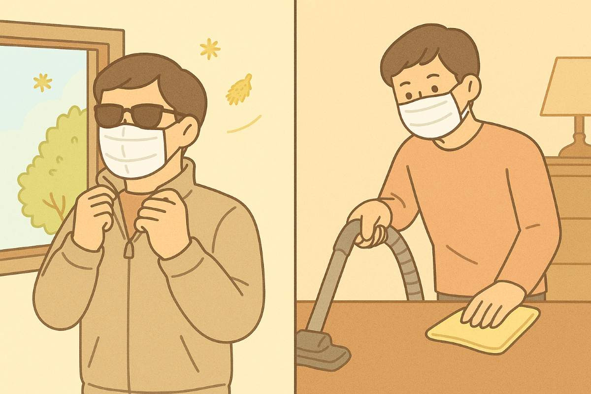 송화가루 날리는 시기와 시간 알레르기 원인과 대처법