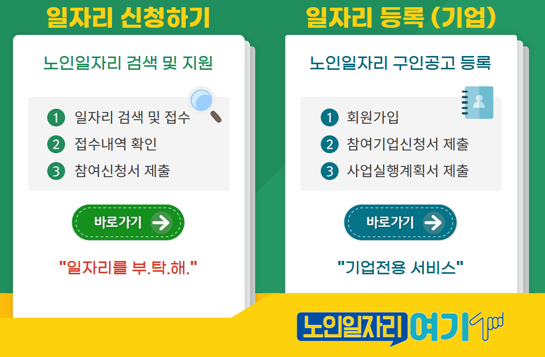 노인 일자리 여기 자격조건과 신청방법 완벽 정리
