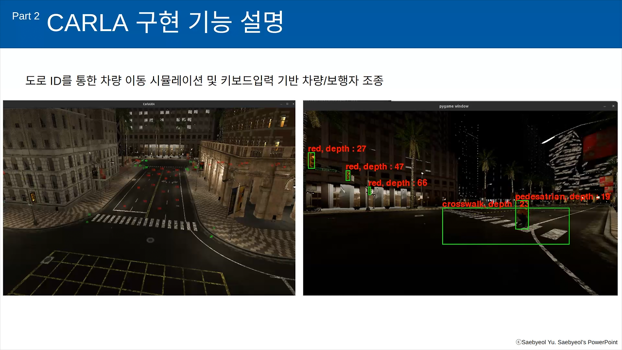 수강생 프로젝트 소개 Carla에서 우리나라 우회전 규정에 맞춰 우회전 구현하기