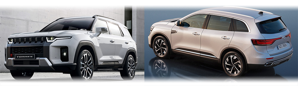 2024 토레스 밴 QM6 퀘스트와 트렁크 공간 비교