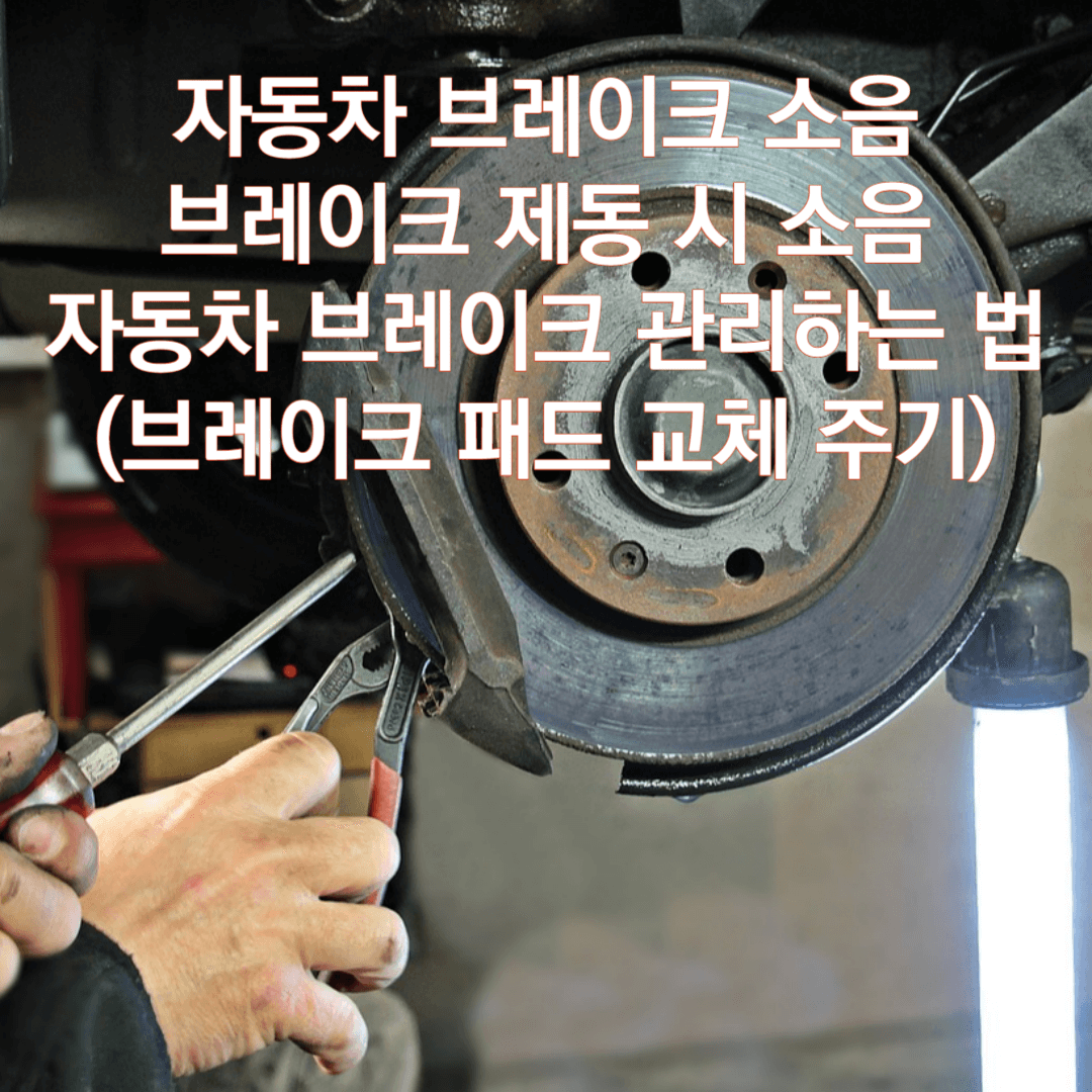 자동차 브레이크 소음 브레이크 제동 시 소음 자동차 브레이크 관리하는 법 브레이크 패드 교체 주기