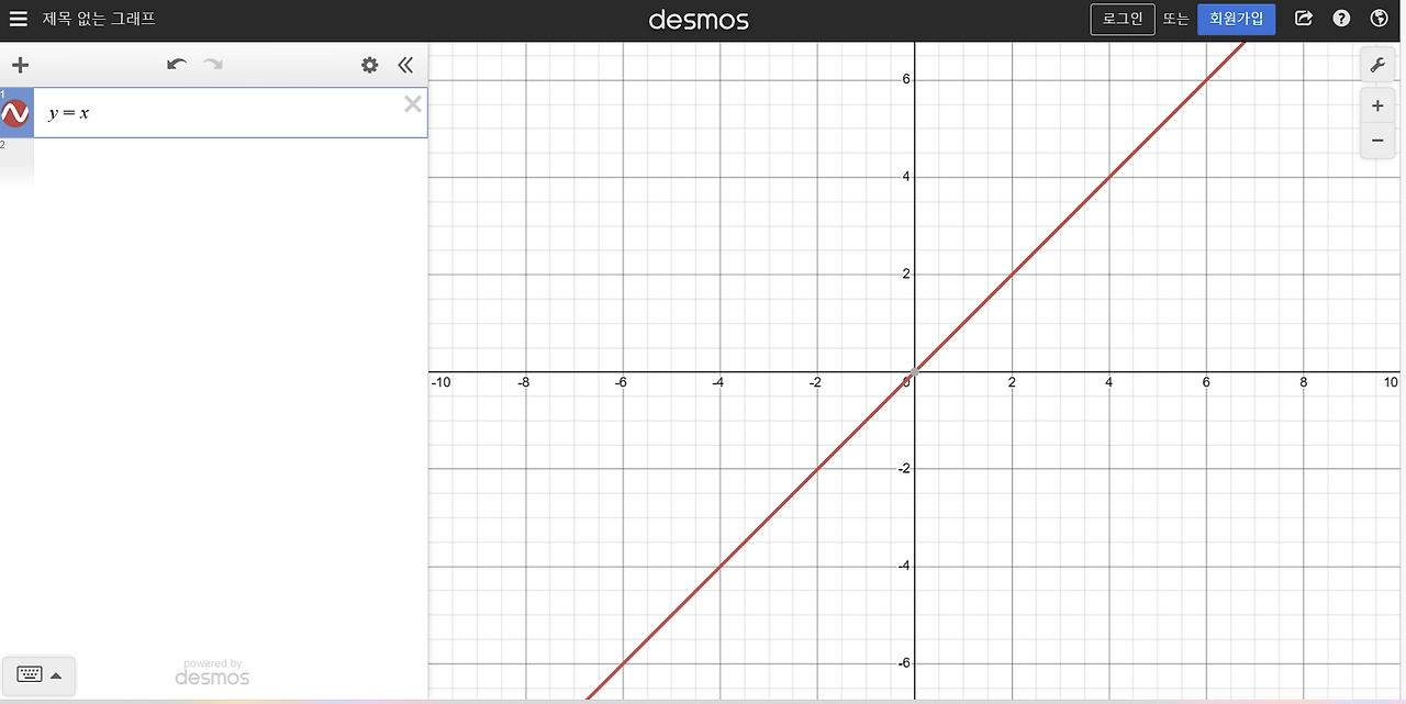 [수학 도구] 그래프 그려주는 사이트 desmos