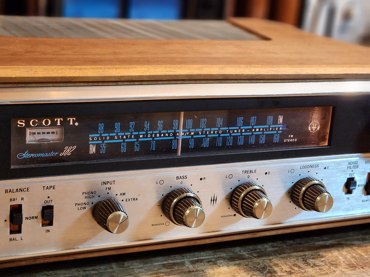 보기드믄 미국 스코트 Scott 사의 Stereomaster 모델 382 리시버 입니다 -A급-