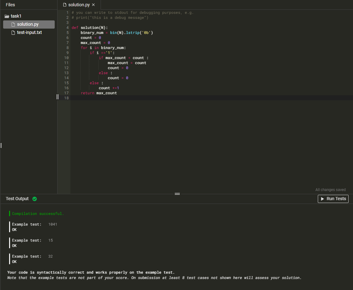 [Codility] 코딜리티 1. Binary Gap (Python) — SOOHOCODE